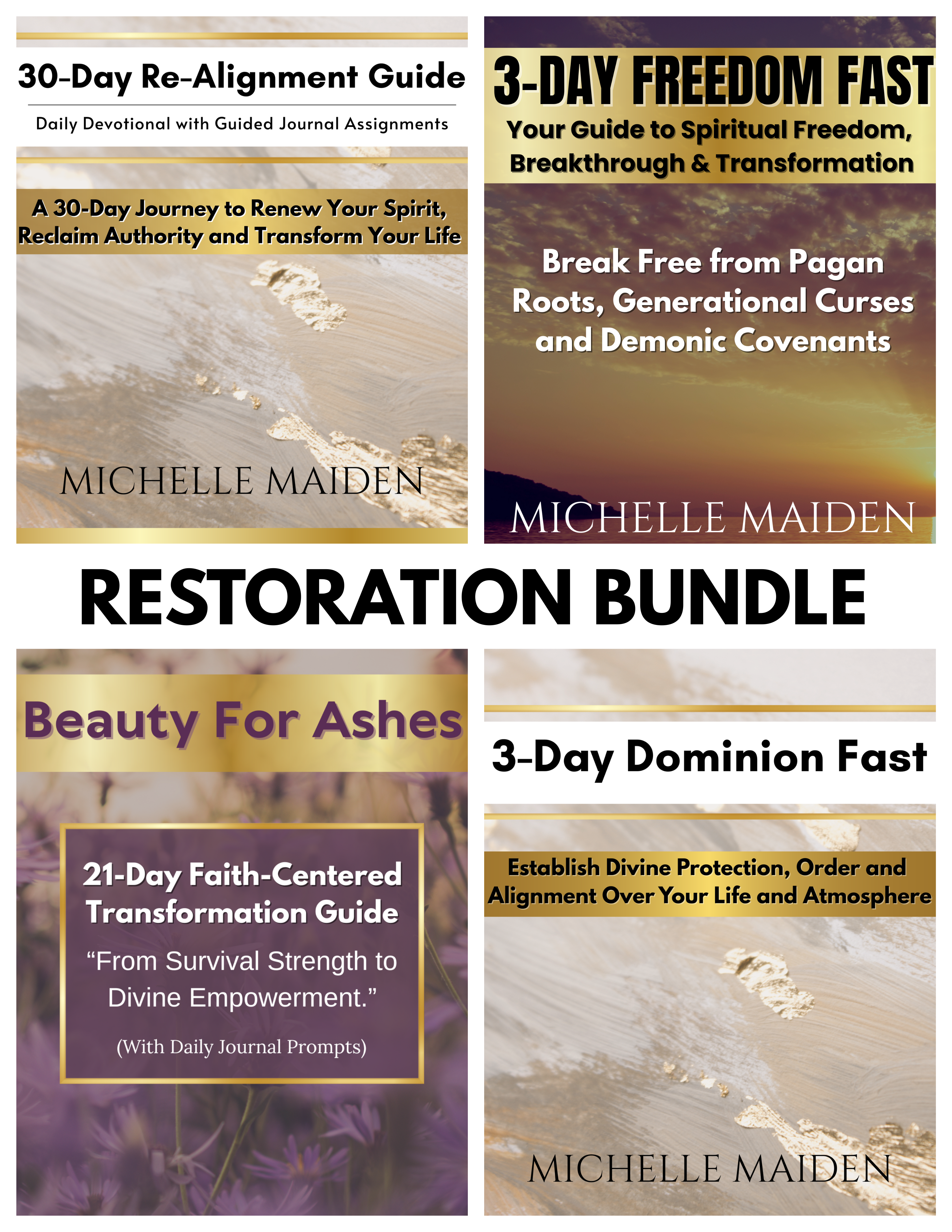 8-WEEK RESTORATION BUNDLE | 30-Day Re-Alignment Guide + 3-Day Freedom ...